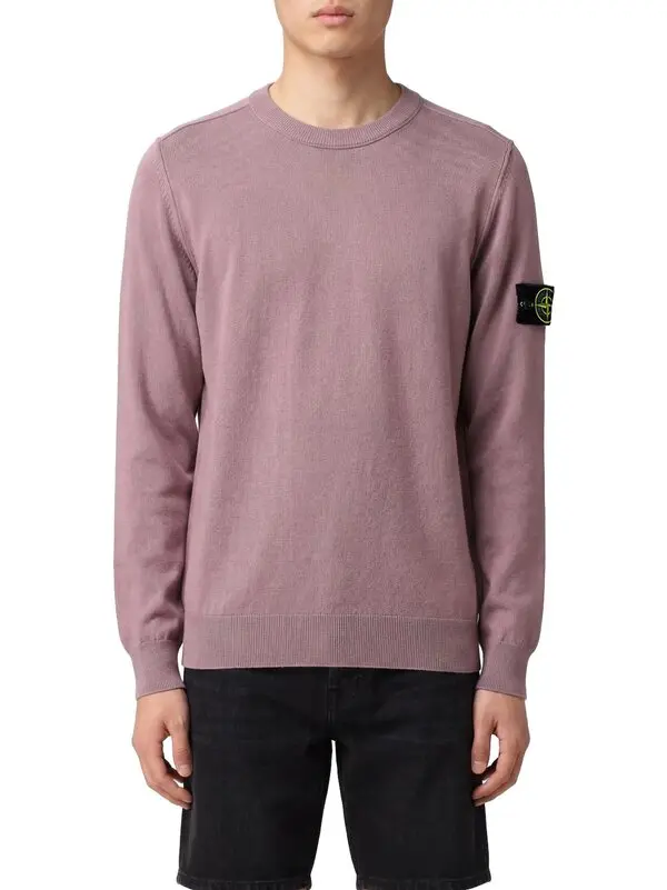 Stone Island Crew Neck Sweater - Violet