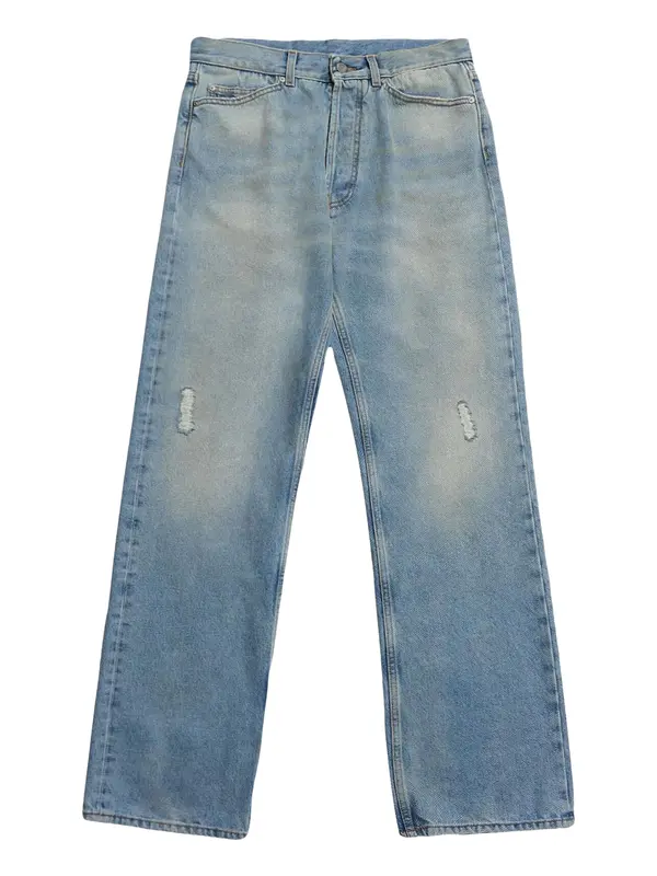 Palm Angels Monogram Loose Denim - Blue