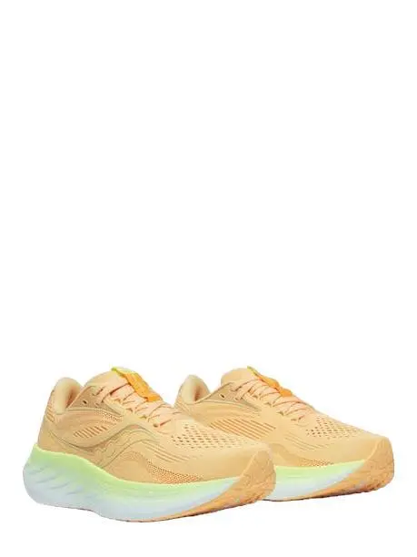 Saucony Ride 18 Sneaker - Peach/ Sunny