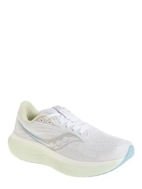 Saucony Ride 18 Sneaker - White/lett
