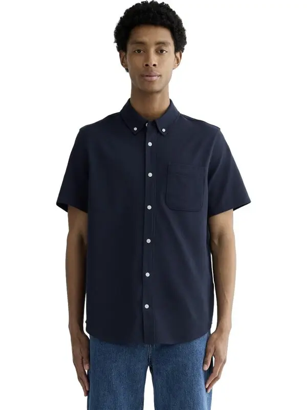 Everlane Startup Short-sleeve Shirt - Navy