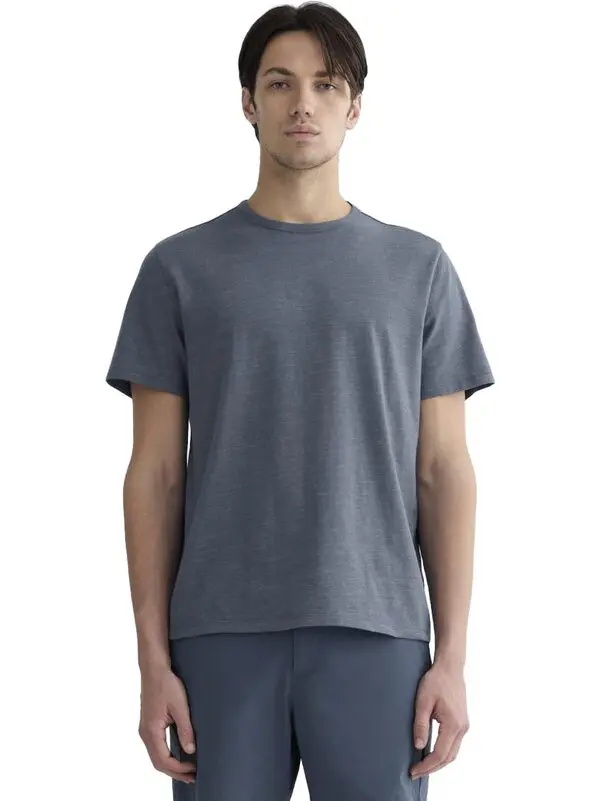 Everlane Rec Crew Neck Tshirt - Heathered Navy