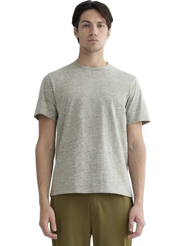 Everlane Rec Crew Neck Tshirt - Heathered Olive