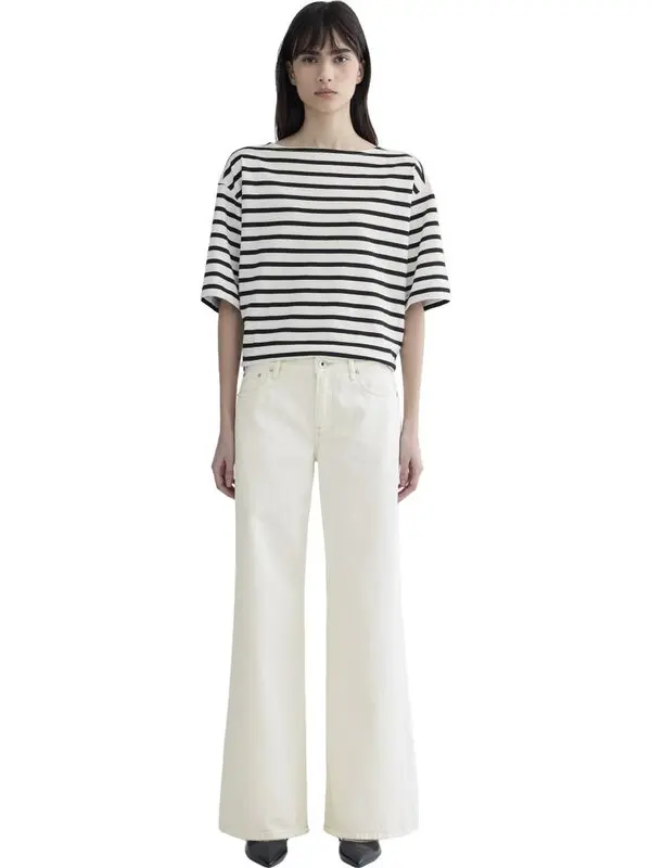 Everlane Low-key Wide Leg Jean - Bone
