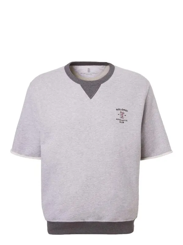 Brunello Cucinelli Cotton Jersey T-shirt - Grey