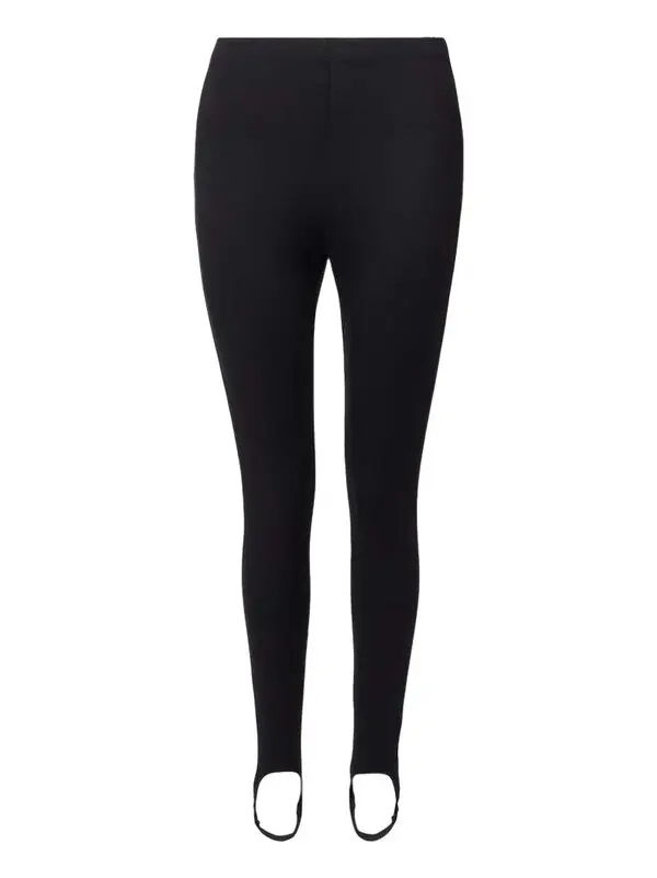 LESET Rio Jersey Stirrup Leggings - Black