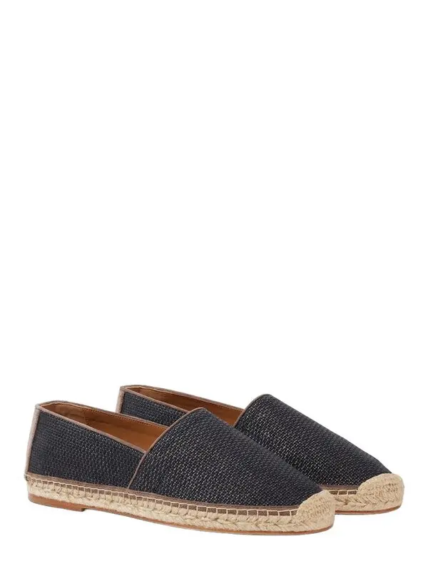 Brunello Cucinelli Canvas Espadrilles - Black
