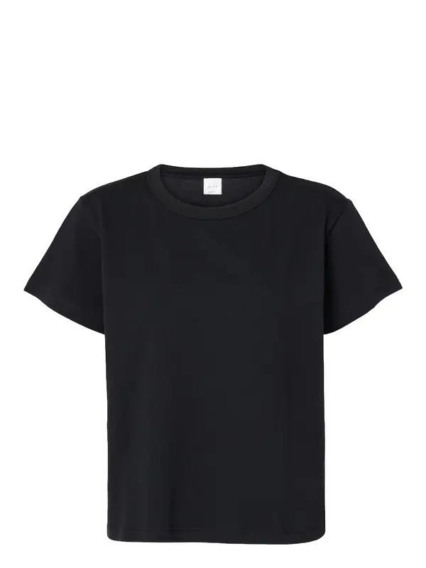 LESET Margo Cotton Jersey T-shirt - Black