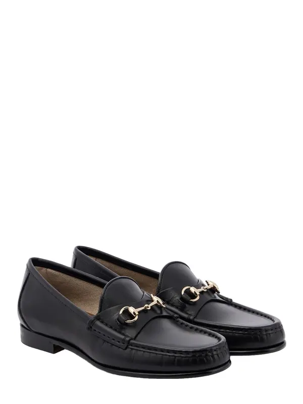 Gucci Horsebit 1953 Leather Loafers - Black