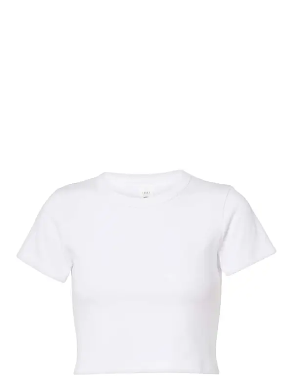 LESET Kelly Cropped T-shirt - White