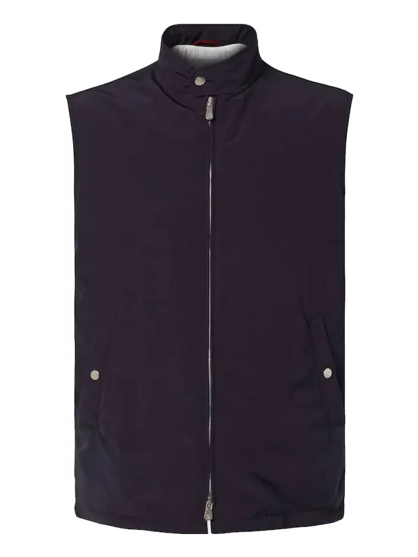 Brunello Cucinelli Padded Vest - Blue