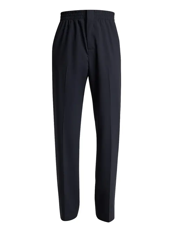 Bottega Veneta Fine Wool Trousers - Ink