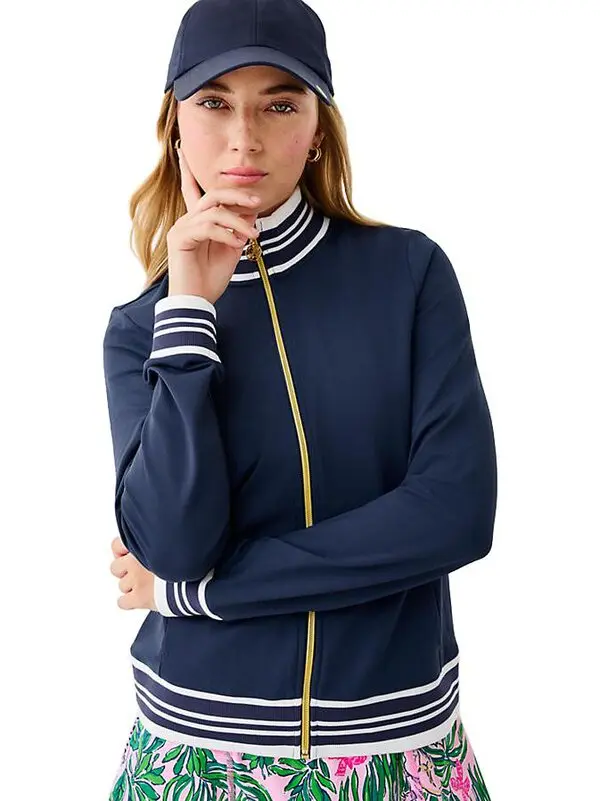 Lilly Pulitzer® Upf 50+ Luxletic Regate Jacket - Low Tide Navy
