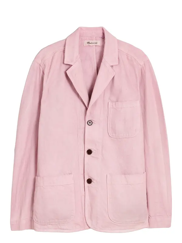 Madewell Denim Chore Coat - Shaded Pink