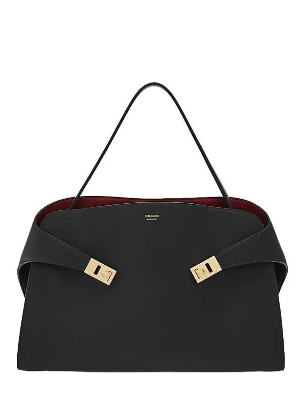 FERRAGAMO Hug Handbag - Nero