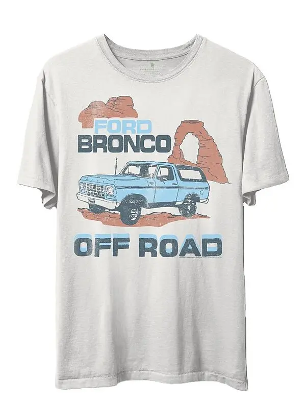 Junk Food Clothing Ford Bronco Off Road Flea Market Tee - White