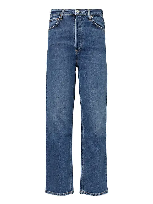 AGOLDE 90's Pinch Waist Straight-leg Jeans - Solace (dk Ind Vint)