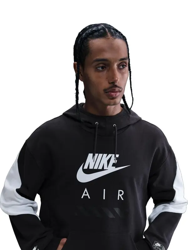 Nike Air Fleece Pullover Hoodie - Black