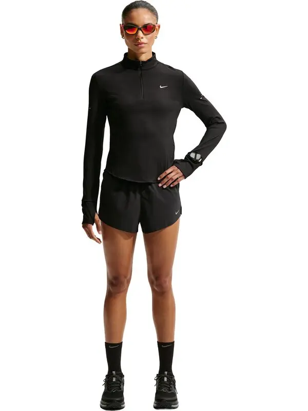 Nike Swift Dri-fit Mid-rise 2.5" Brief-lined Running Shorts - Black
