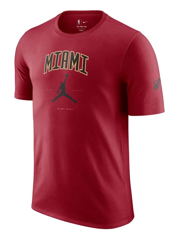 Nike Miami Heat Essential Jordan Nba T-shirt - Red