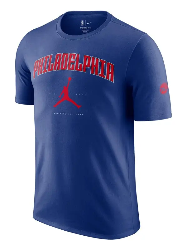 Nike Philadelphia 76ers Essential Jordan Nba T-shirt - Blue
