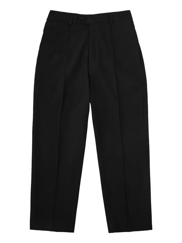 ABOUT:BLANK Straight-leg Woven Trousers - Black