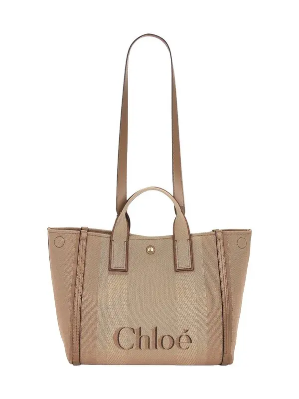 Chloé Medium Carry Tote Bag - Deep Taupe