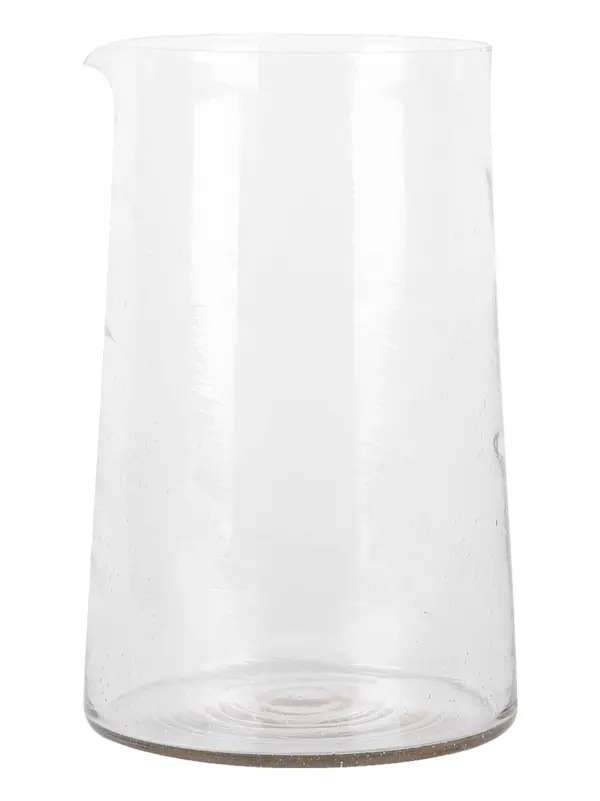 FRAMA Isle Glass Pitcher In Neutral - Light Smoke