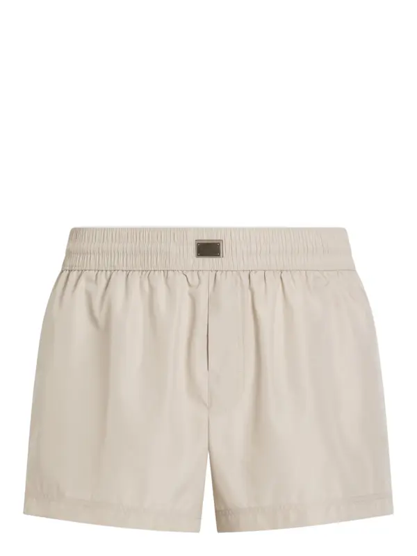 Dolce & Gabbana Short Swim Trunks With Tag - Beige