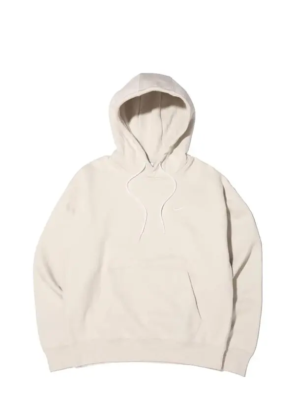 Nike Nikelab Solo Swoosh Fleece Hoodie - Light Bone