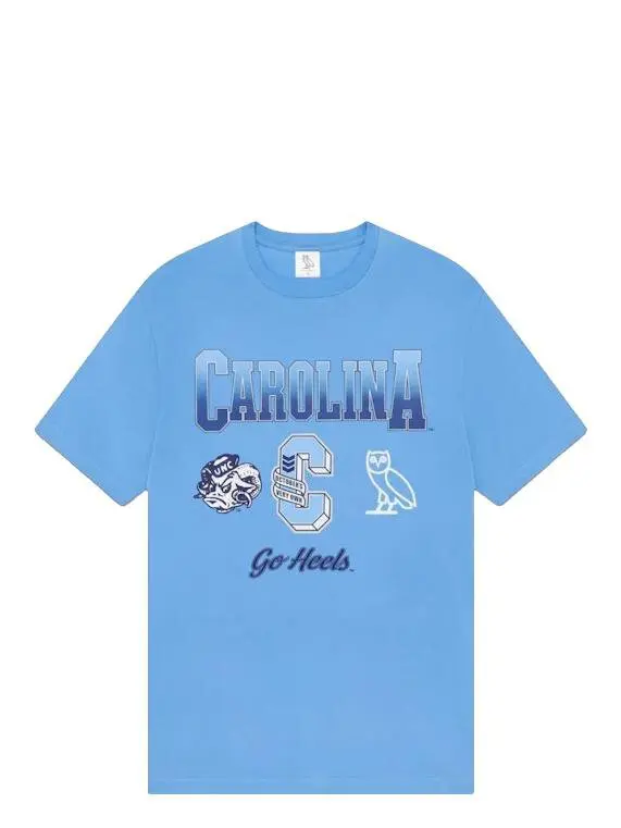 OVO X Ncaa North Carolina Tar Heels T-shirt - Blue