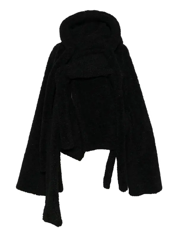 Ottolinger Wrap Teddy Jacket - Black