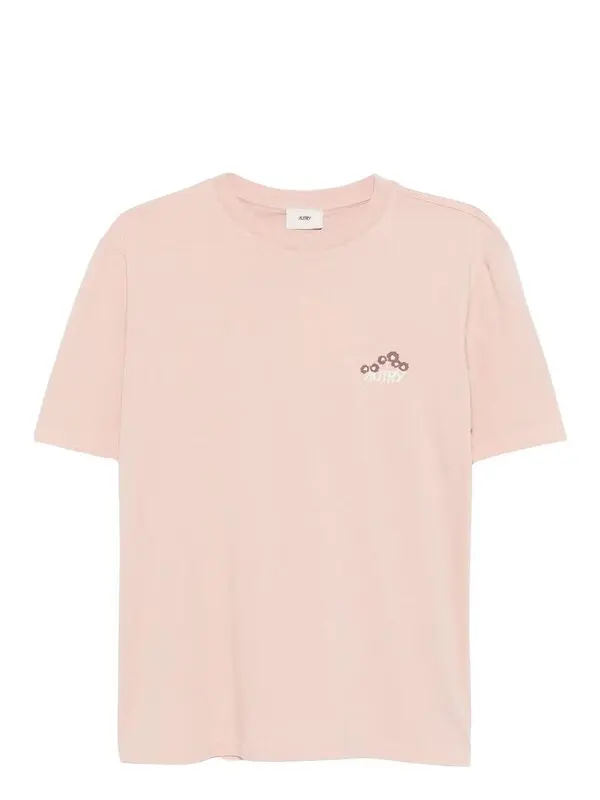 AUTRY Logo-print T-shirt - Pink