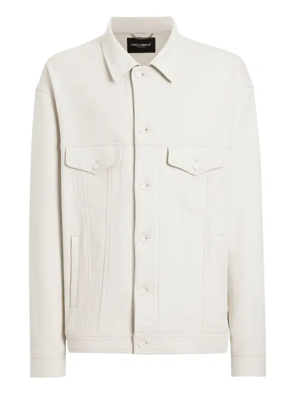 Dolce & Gabbana Logo-plaque Shirt - Neutrals