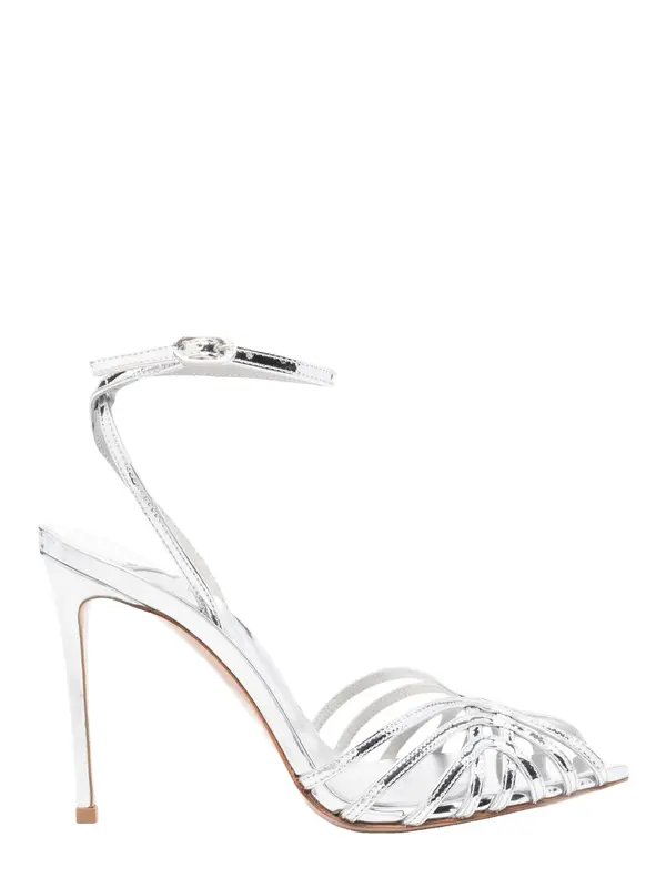 LE SILLA 110mm Embrace Sandals - Silver