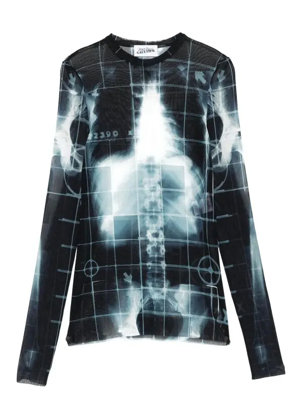 JEAN PAUL GAULTIER Squeletor Top - Black