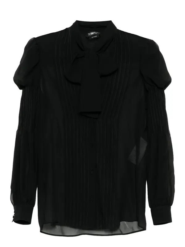 TOM FORD Silk Shirt - Black