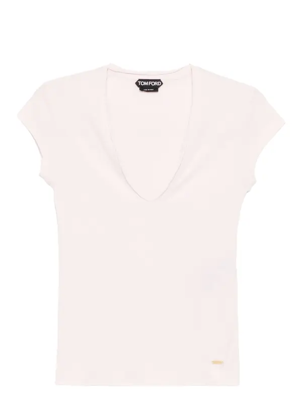 TOM FORD V-neck T-shirt - Pink