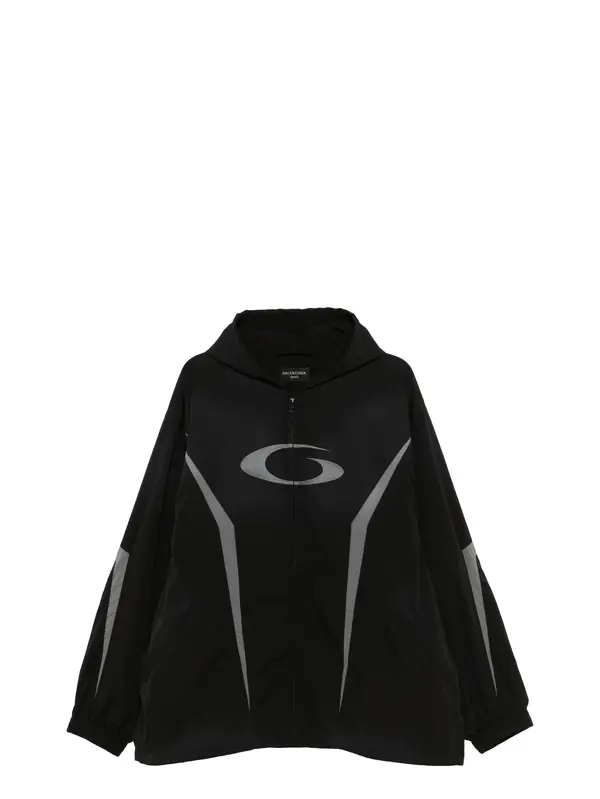 Balenciaga Loop Sports Icon Jacket - Black