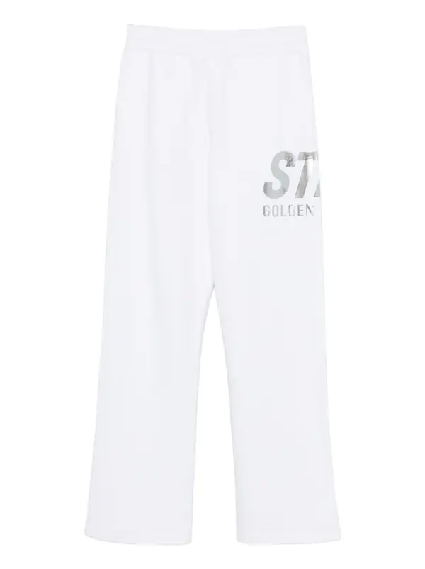 Golden Goose Wide Track Pants - White