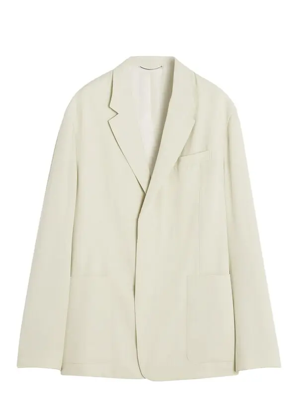 LANVIN Single-breasted Blazer - White
