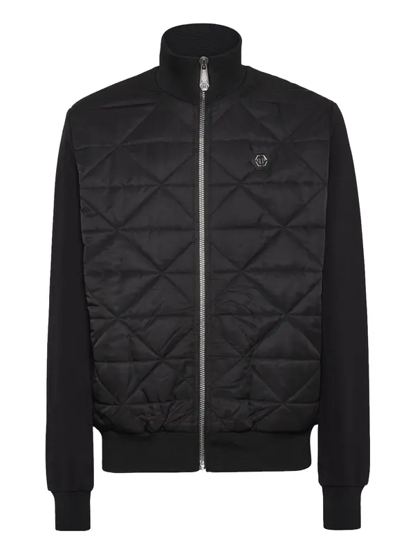 Philipp Plein Logo-plaque Padded Jacket - Black
