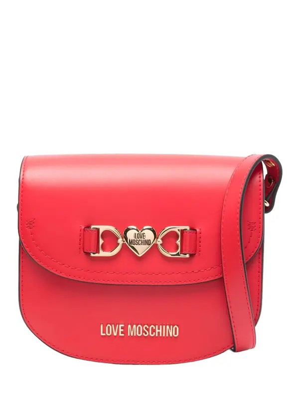 Moschino Love Chain Crossbody Bag - Red