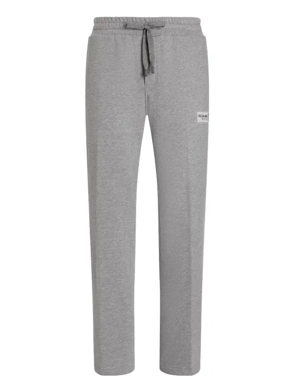 Dolce & Gabbana Logo-patch Track Pants - Grey