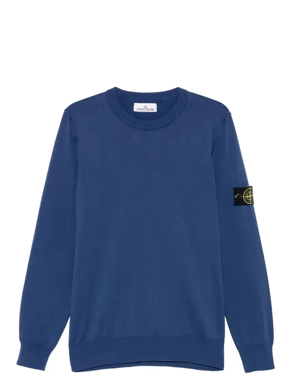 Stone Island Compass-badge Sweater - Blue