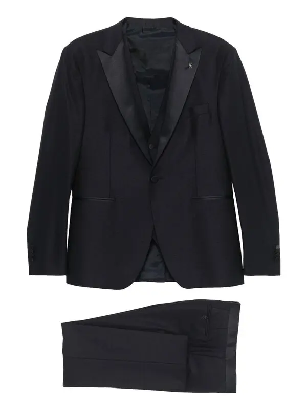 Tagliatore Single-breasted Dinner Suit - Blue