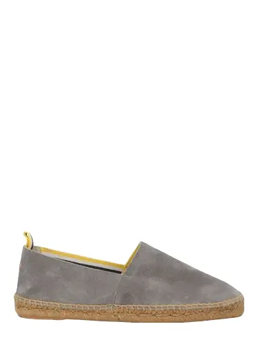 CastaÑer Leather Espadrilles - Grey