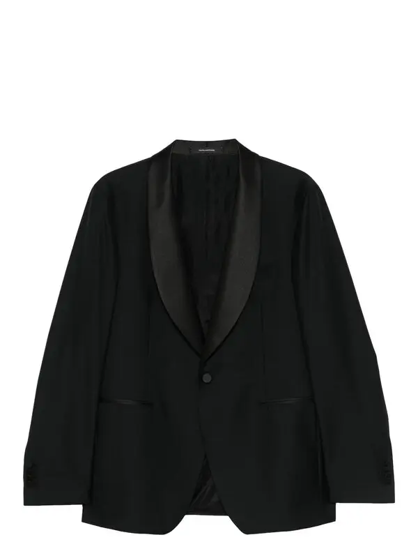 Tagliatore Shawl-lapels Blazer - Black