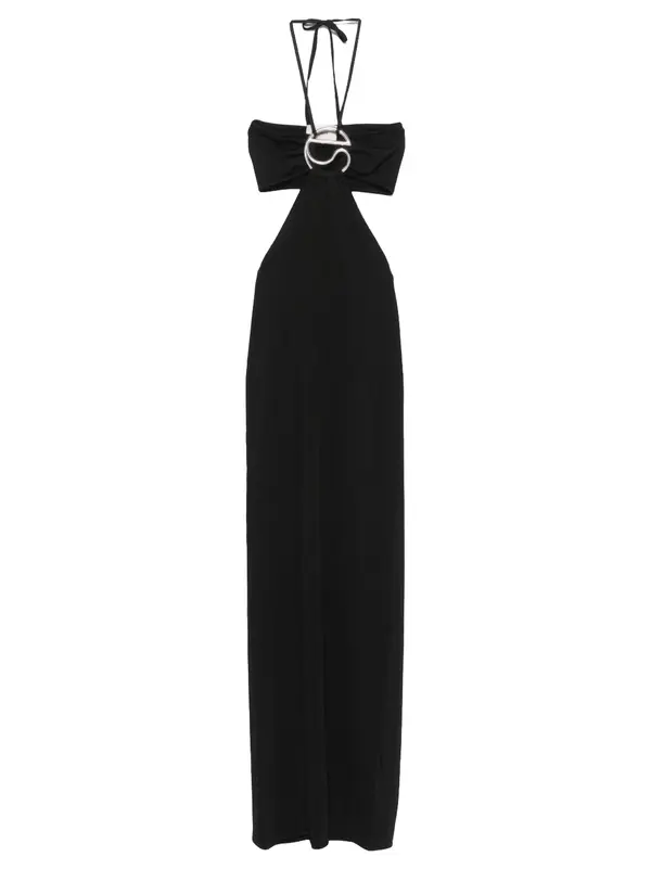 Coperni Knitted Maxi Dress - Black