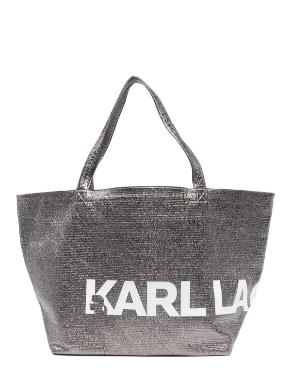 Karl Lagerfeld K Essential Tote - Silver